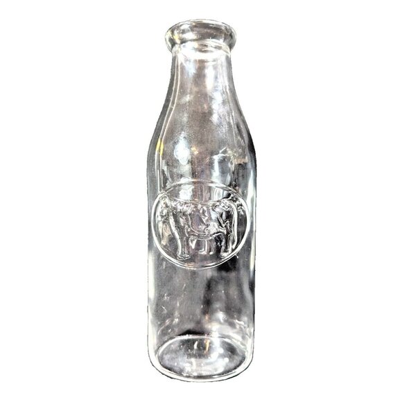 Unbranded | Dining | Absolutely Pure Milk Cow Jar Clear Bottle 5inch ...